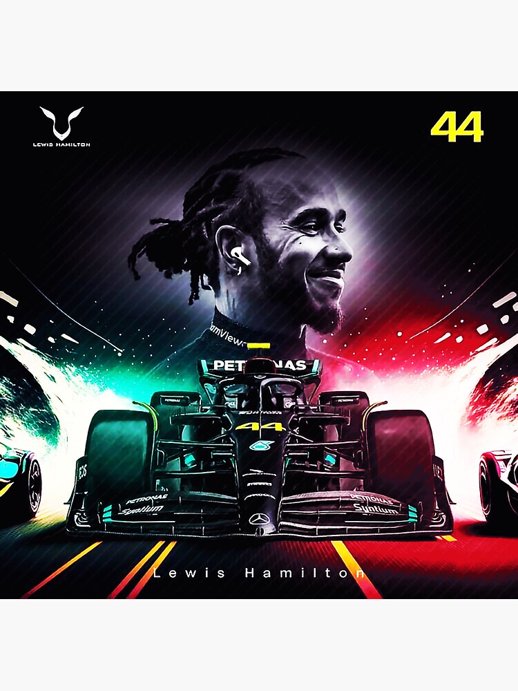 "Lewis Hamilton 44 - Fanarts #14" Sticker for Sale by TJFanarts | Redbubble