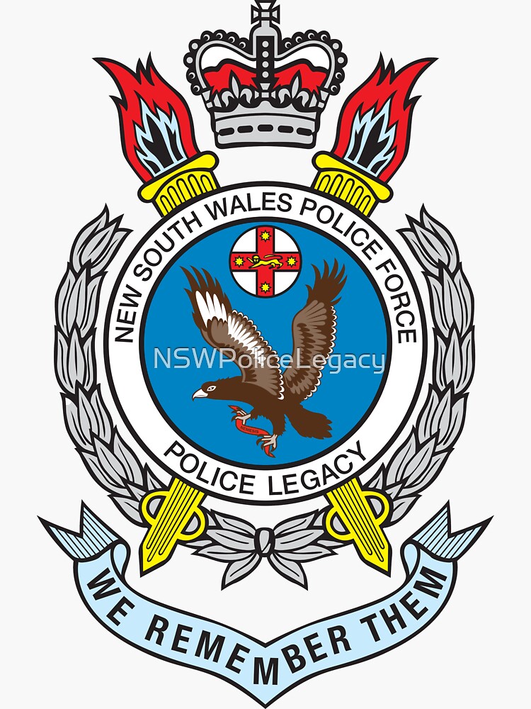 "NSW Police Legacy " Sticker for Sale by NSWPoliceLegacy | Redbubble