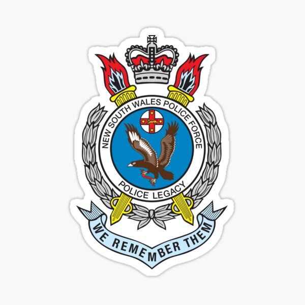 "NSW Police Legacy " Sticker for Sale by NSWPoliceLegacy | Redbubble