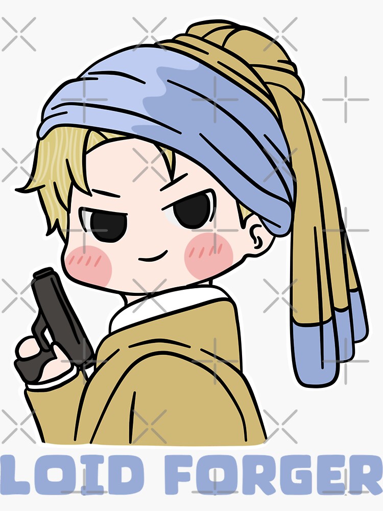 "Loid Forger_Anime_Manga_Spy x Family" Sticker for Sale by Infinirish ...
