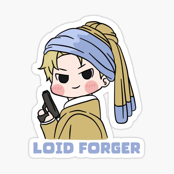 "Loid Forger_Anime_Manga_Spy x Family" Sticker for Sale by Infinirish ...