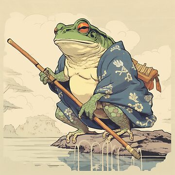 "Matsumoto Hoji Frog Poster, Matsumoto Hoji Poster, Matsumoto Frog ...