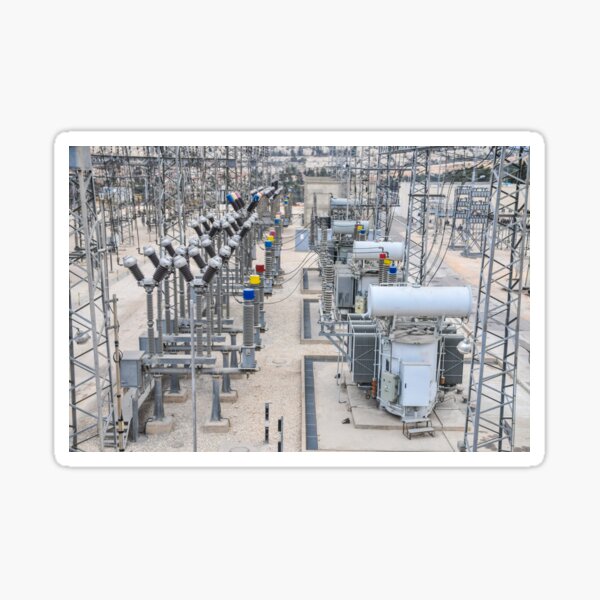 "Electricity transformation substation (C022/3086)" Sticker for Sale by ...