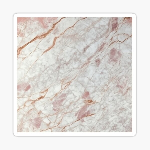 "Romantic pink marble IV" Sticker for Sale by marbleco | Redbubble