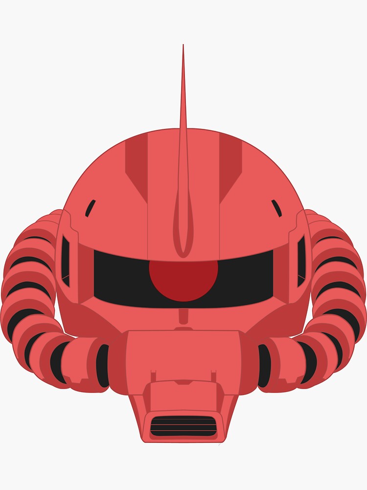 "Zaku IIS (Char Custom) Basic Head " Sticker for Sale by codedar ...