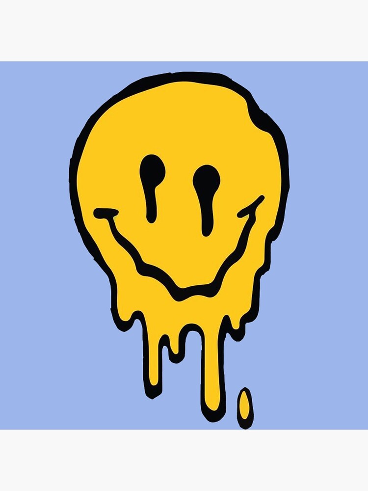 "melting smiley face" Poster for Sale by bronte2004 | Redbubble
