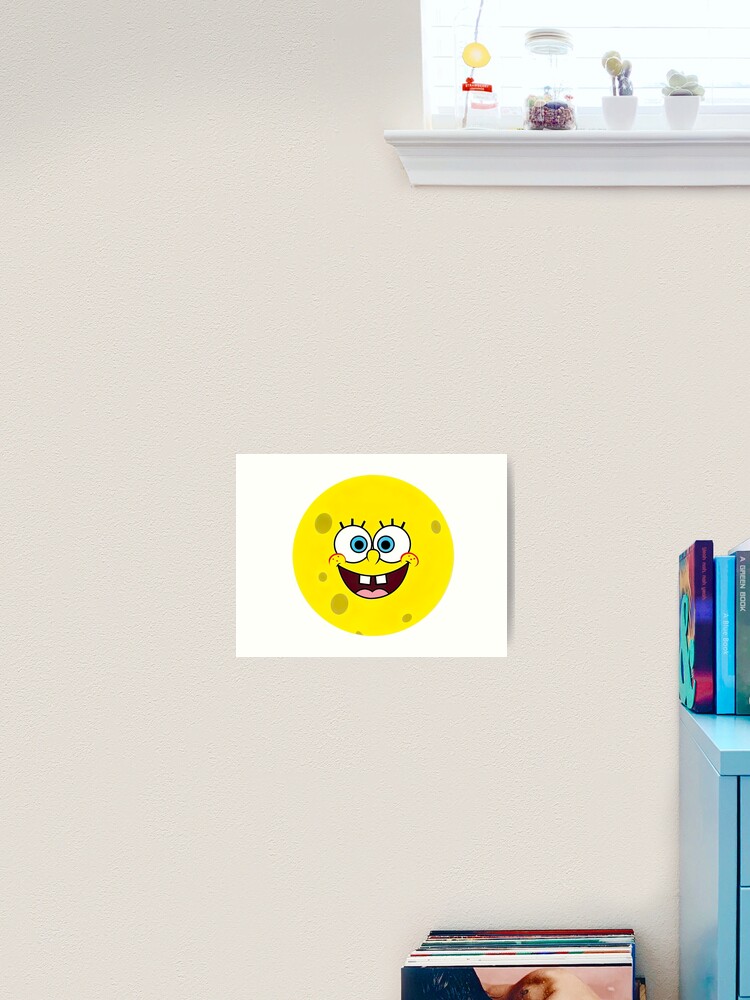 "Spongebob Circle Face" Art Print for Sale by imnodix | Redbubble