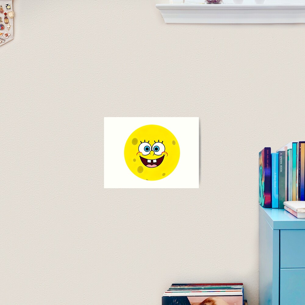 "Spongebob Circle Face" Poster for Sale by imnodix | Redbubble
