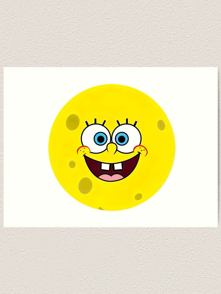 "Spongebob Circle Face" Art Print for Sale by imnodix | Redbubble