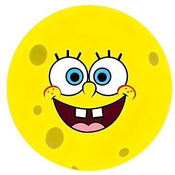 "Spongebob Circle Face" Sticker for Sale by imnodix | Redbubble
