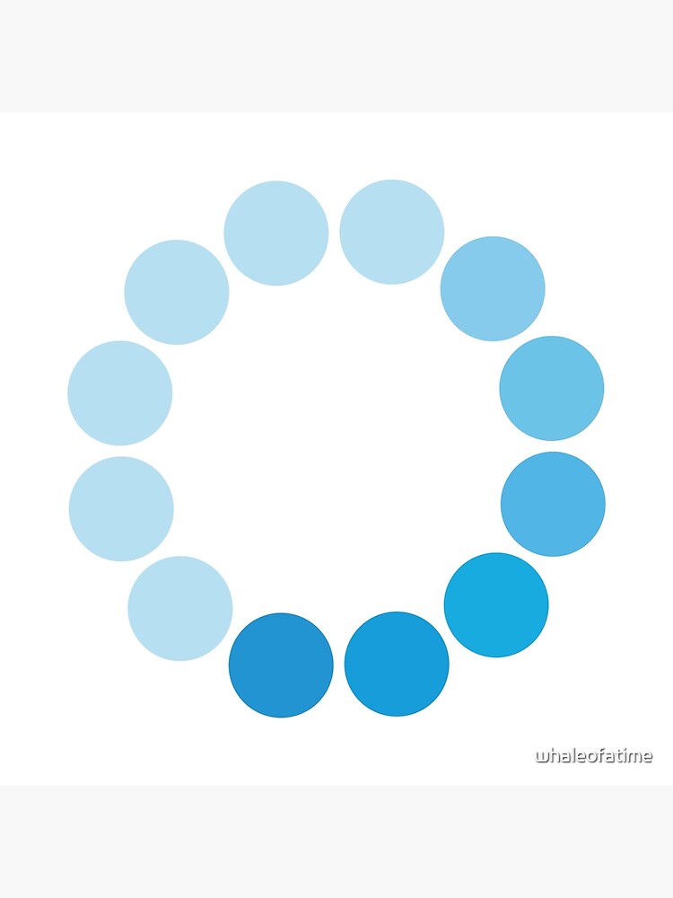 "Comic Con Spinning Blue Circle" Photographic Print by whaleofatime ...