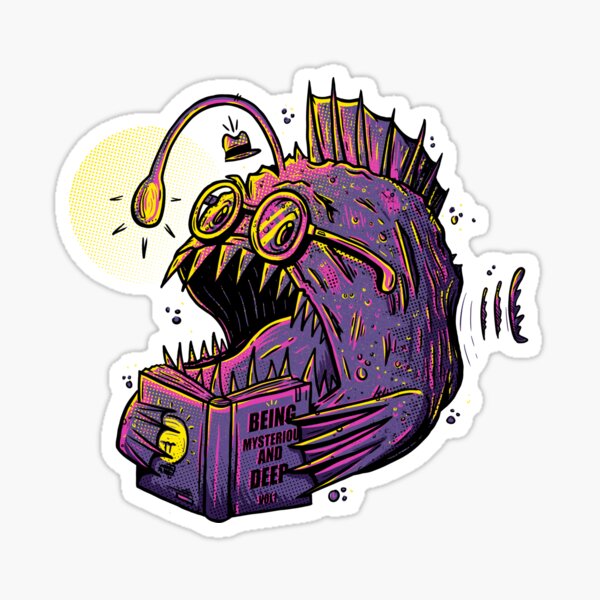 "Mysteries Of The Deep! " Sticker by effect14 | Redbubble