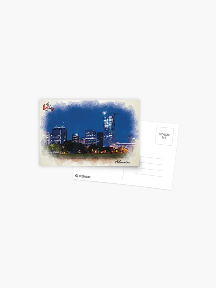 "Edmonton Canada Travel" Postcard for Sale by DDRBShop | Redbubble