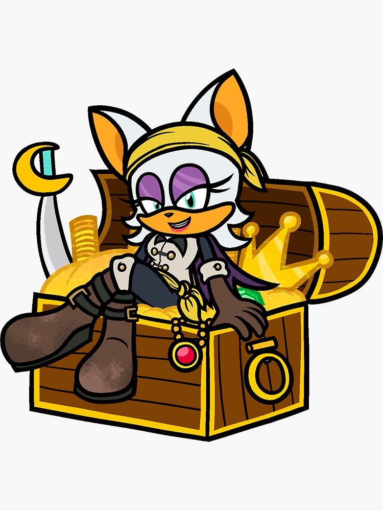 "Pirate Rouge" Sticker for Sale by CaptainQuack64 | Redbubble