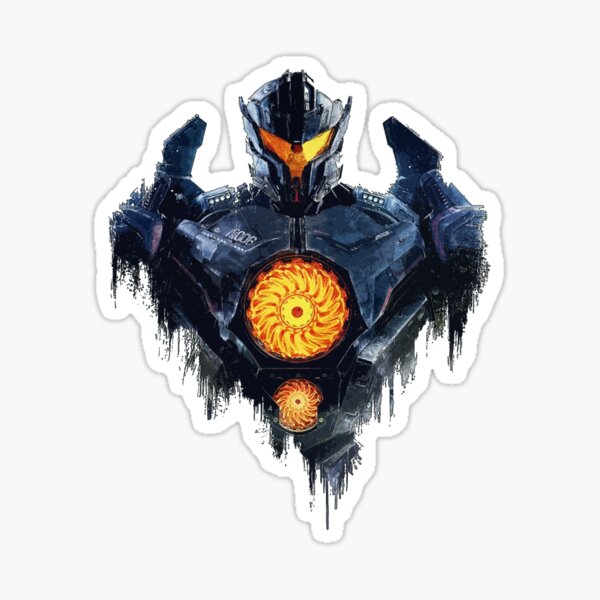 Gipsy Danger Pacific Rim Jaeger Stickers | Redbubble