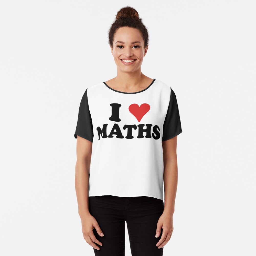 "I LOVE MATHS" Sticker for Sale by Russell Gillard | Redbubble