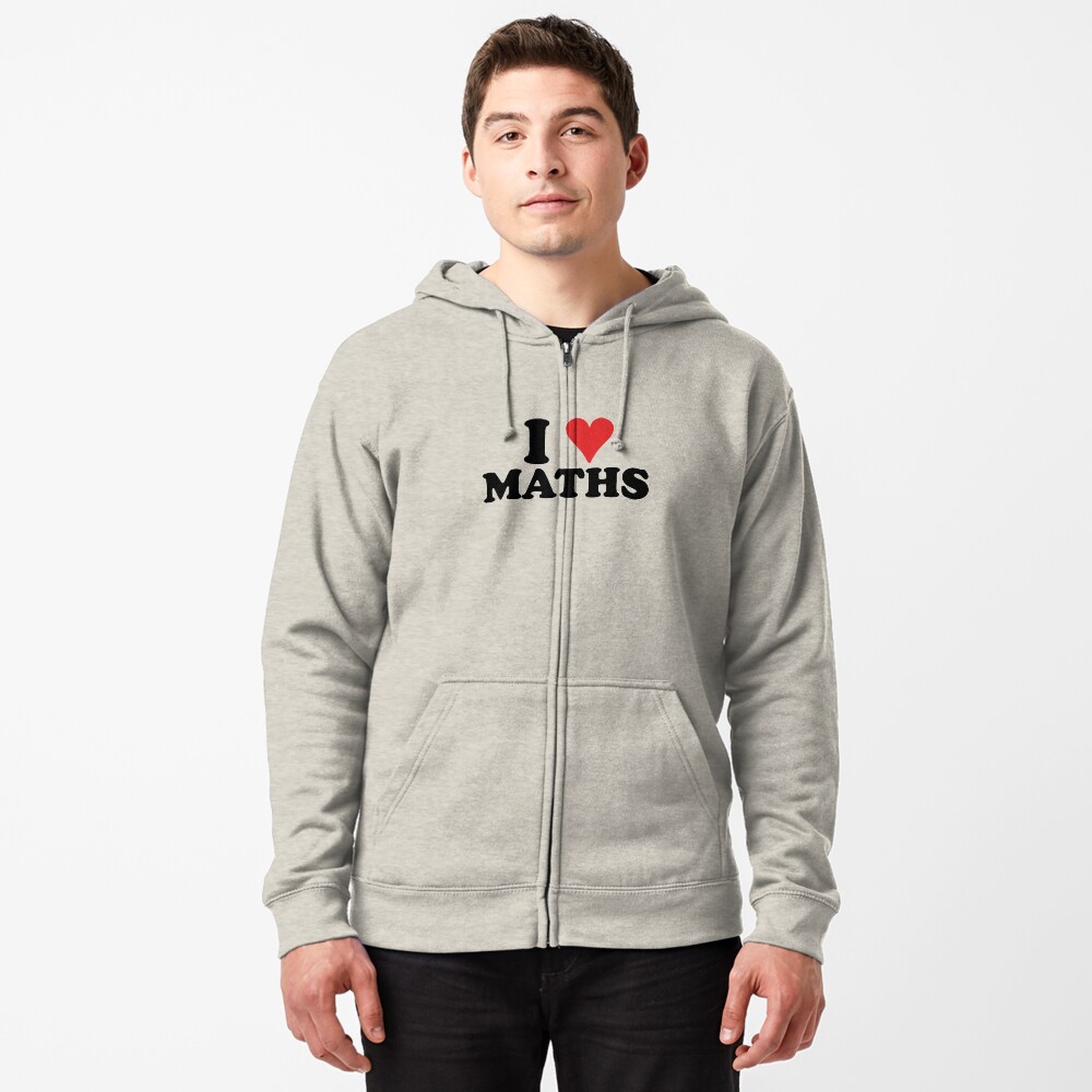 "I LOVE MATHS" Sticker for Sale by russ867 | Redbubble