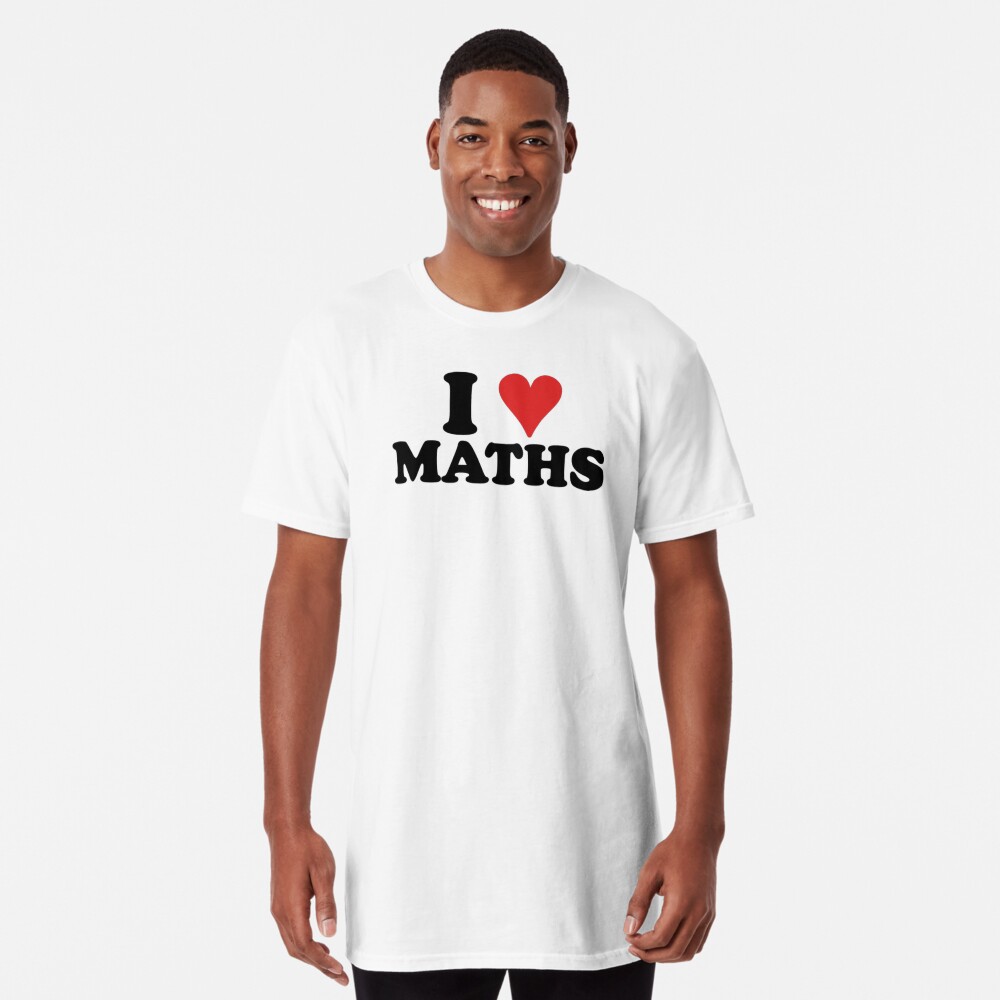 "I LOVE MATHS" Sticker for Sale by Russell Gillard | Redbubble
