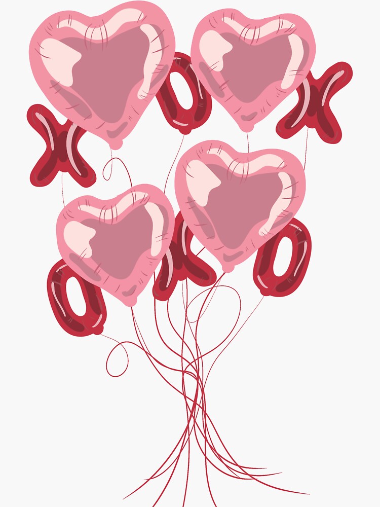 "Love Balloons" Sticker for Sale by ihaveadreamshop | Redbubble