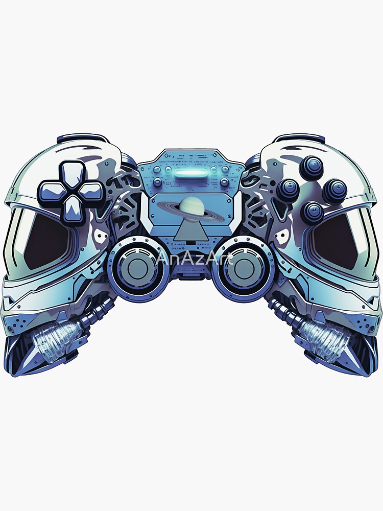 "Astronaut Game Controller" Sticker for Sale by AnAzArt | Redbubble