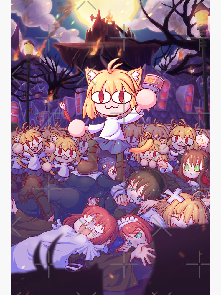 "Neco Arc" Sticker for Sale by YouAnother | Redbubble