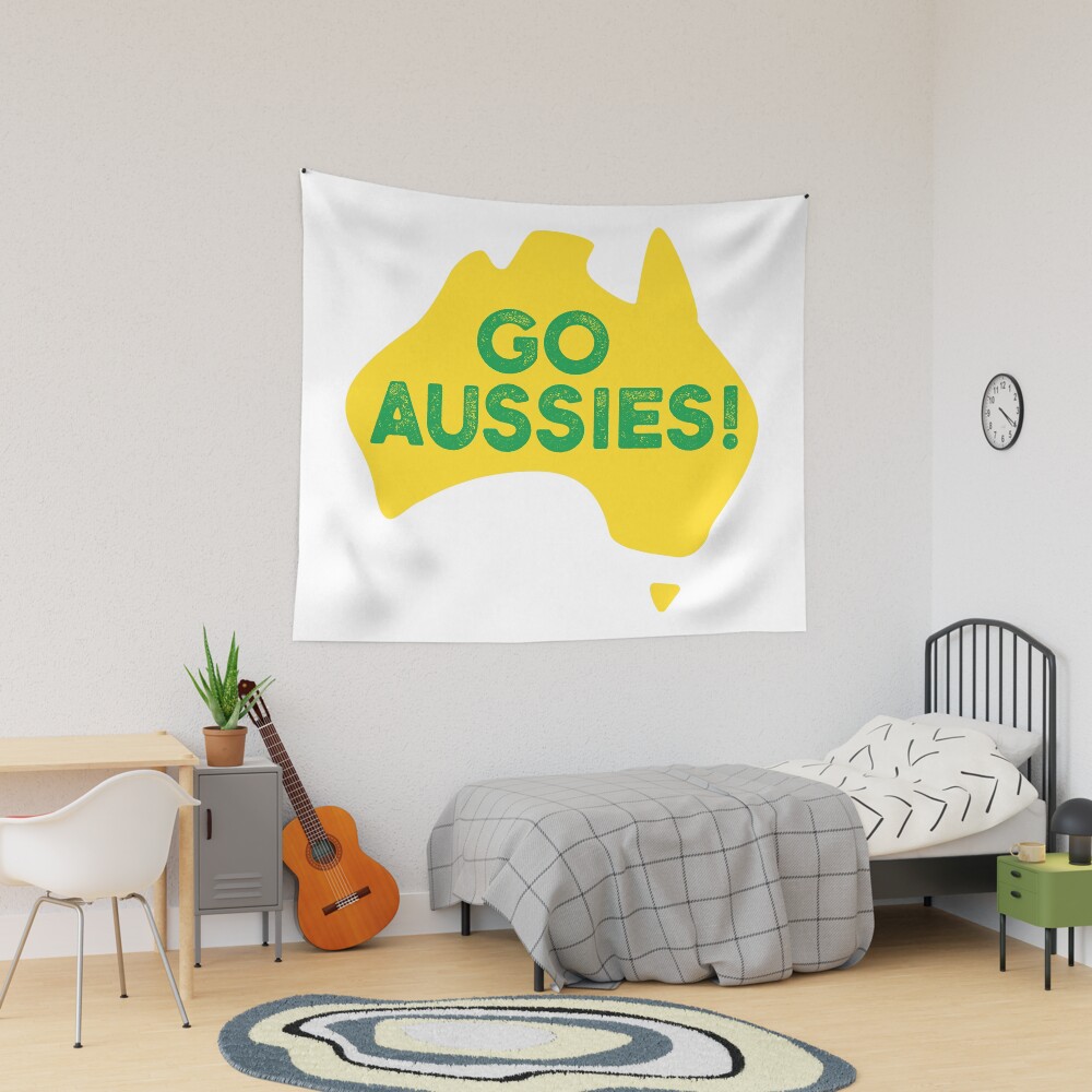 "Go Aussies!" Poster for Sale by teesaurus | Redbubble