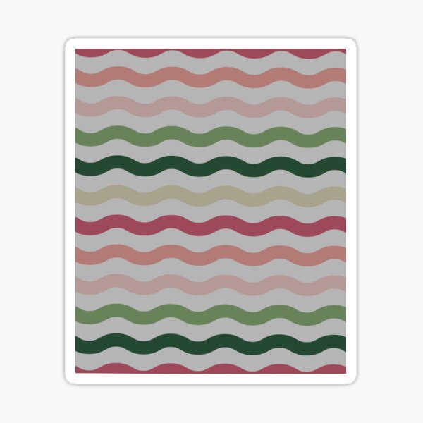 "Squiggly lines" Sticker for Sale by EdnaGarcia | Redbubble