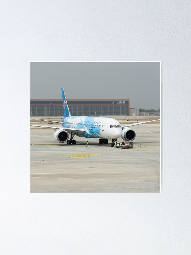 "China Southern Airlines Boeing 787-9 Dreamliner" Poster for Sale by ...