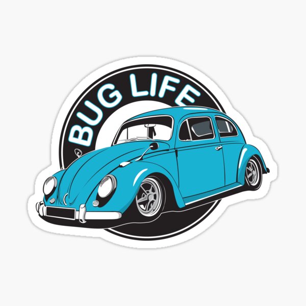 Vw Bug Stickers | Redbubble