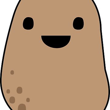 "Happy Potato" Sticker for Sale by eliana01019 | Redbubble