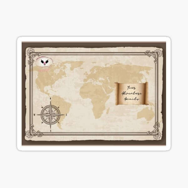 "Adventure book" Sticker for Sale by AlexOKnyght | Redbubble