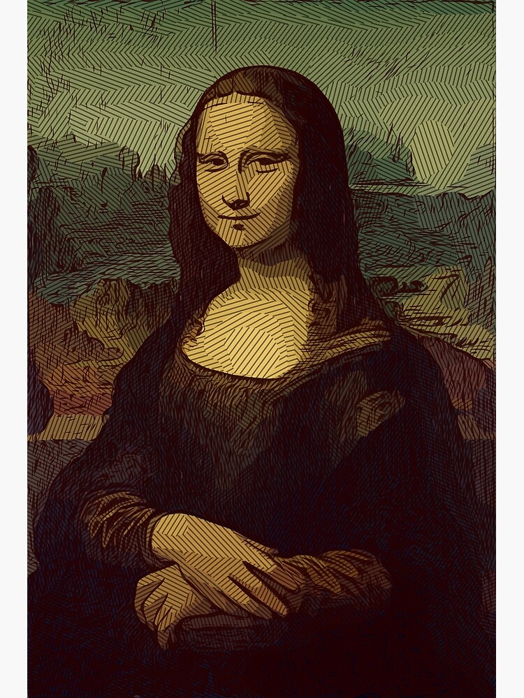 Lámina fotográfica «Mona Lisa revisited [edición de comics]» de ...