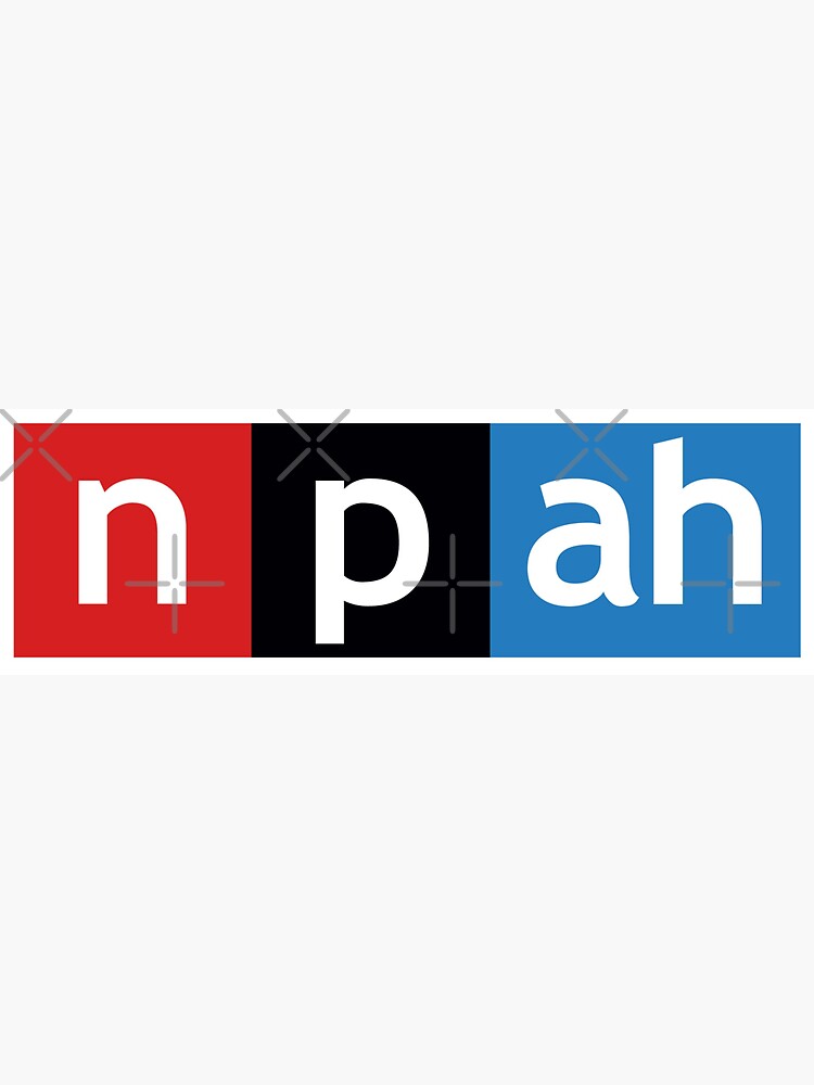 "NPAh" Sticker for Sale by tinsongraphics | Redbubble