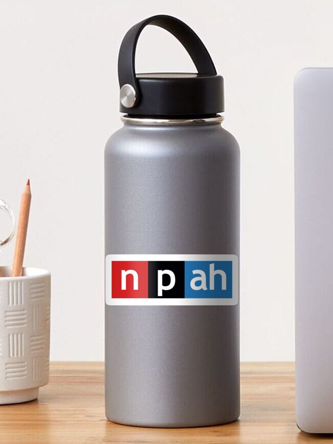 "NPAh" Sticker for Sale by tinsongraphics | Redbubble