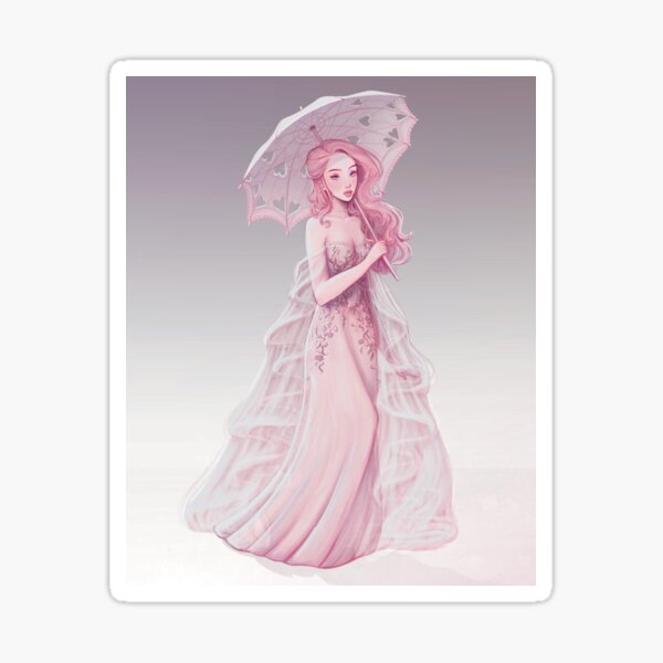 "Evangeline fox " Sticker for Sale by luardraws | Redbubble