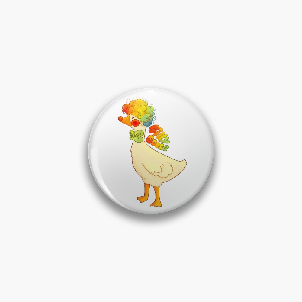 "Silly goose (with words) " Sticker for Sale by HalapenoHarvest | Redbubble