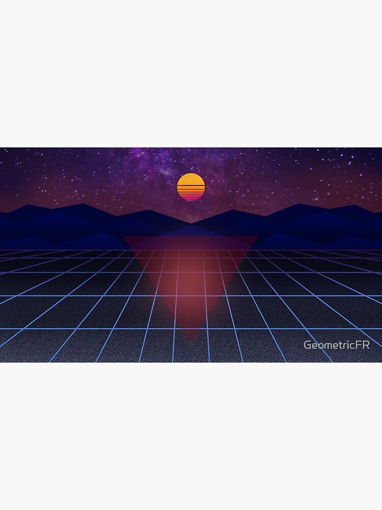 "Vapor Wave Design" Art Print by GeometricFR | Redbubble