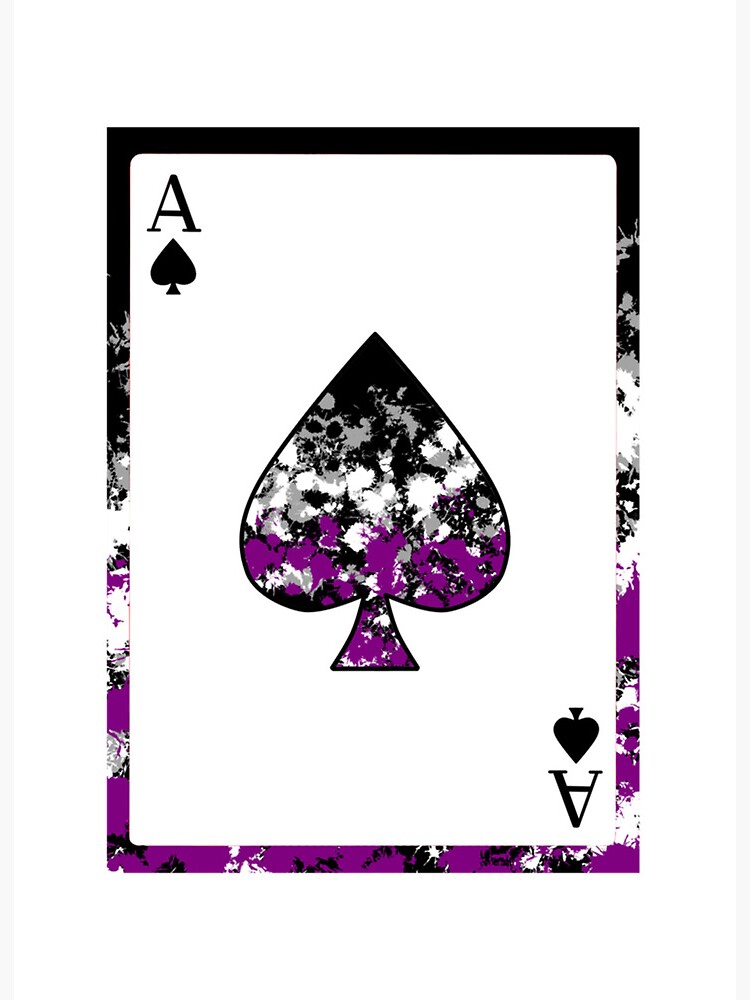 "Ace of Spades - Asexual Demisexual Pride " Art Board Print for Sale by VivecasFolkArt | Redbubble