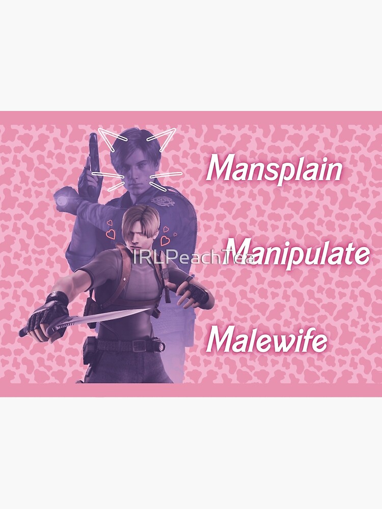 "Mansplain, Manipulate, Malewife Leon (Cow) PINK VERSION" Poster for ...