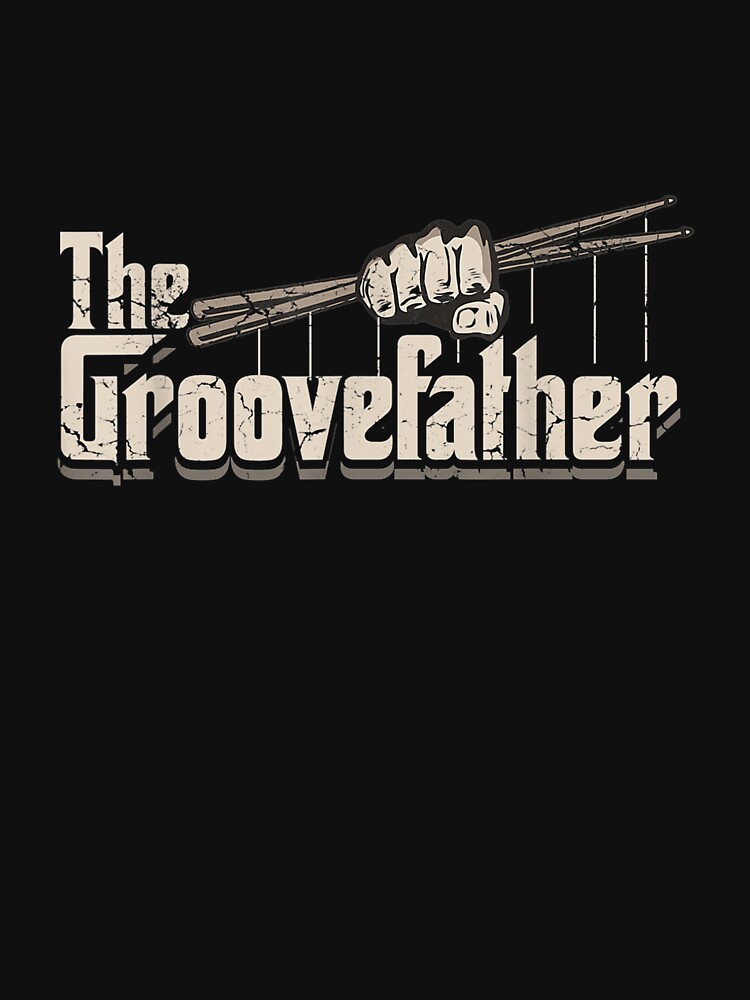 "The Groovefather Vintage Drums Drumming" Essential T-Shirt for Sale by ...