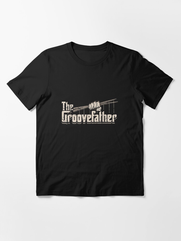 "The Groovefather Vintage Drums Drumming" Essential T-Shirt for Sale by ...