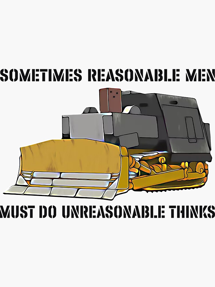 "Killdozer" Sticker for Sale by ishirrinni | Redbubble