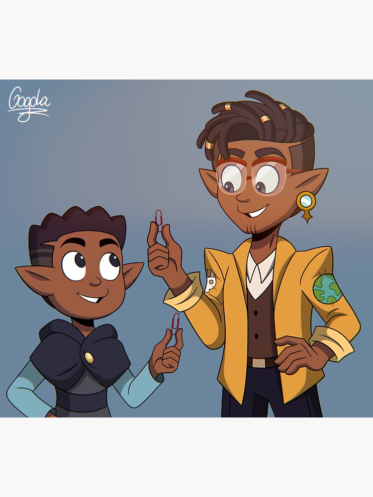 "The Owl House Gus Porter S1 and S3 Timeskip" Sticker for Sale by ...