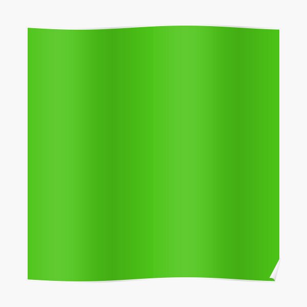 "Classic Green Apple Simple Solid Color" Poster by podartist | Redbubble