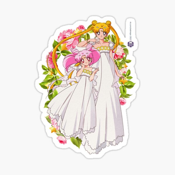 "Princess Serenity and Small Lady Chibiusa" Sticker for Sale by ...