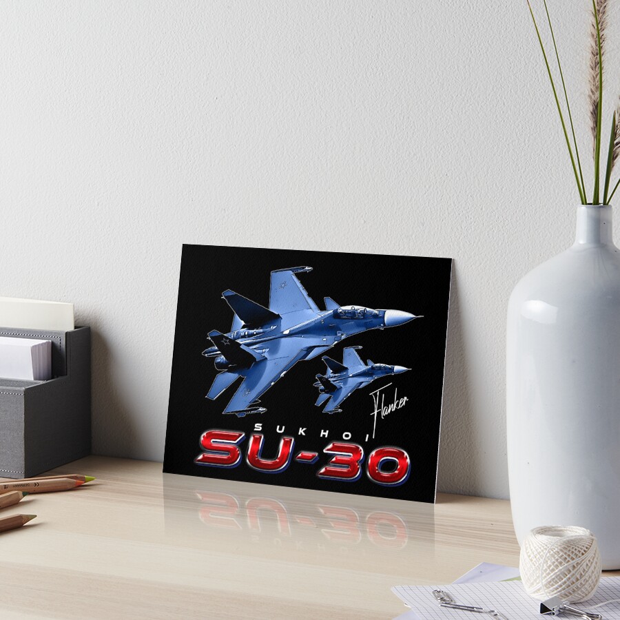"Sukhoi SU-30 Flanker Russian Fighterjet" Poster for Sale by Aerolovers ...
