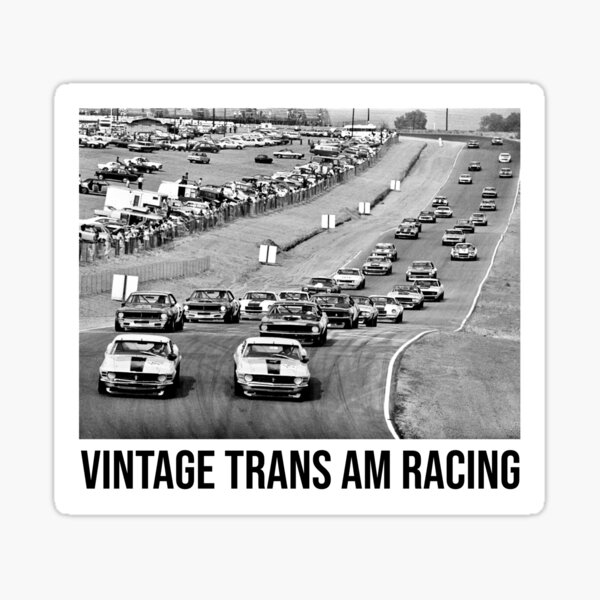 "VINTAGE TRANS AM RACING art" Sticker for Sale by Barry Scott Young ...