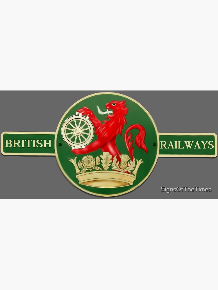 "Vintage British Railways Crest by SignsOfTheTimes" Poster by ...