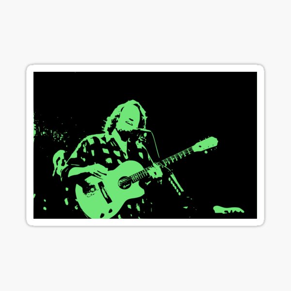 "John Bell - WSP Green and Black Stencil Print" Sticker for Sale by ...