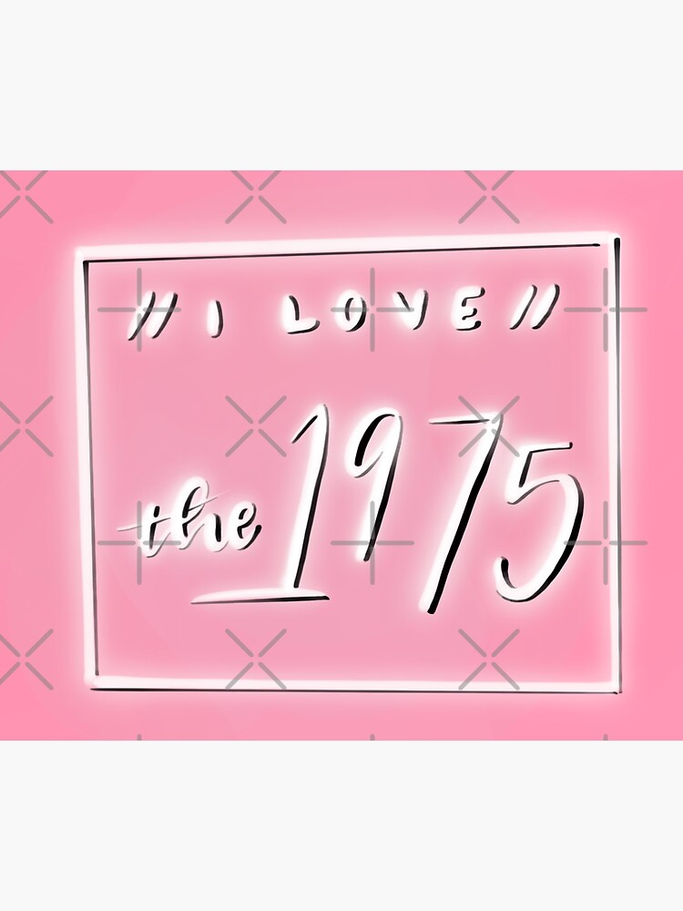 "i love the 1975" Sticker for Sale by crackheadruelx | Redbubble